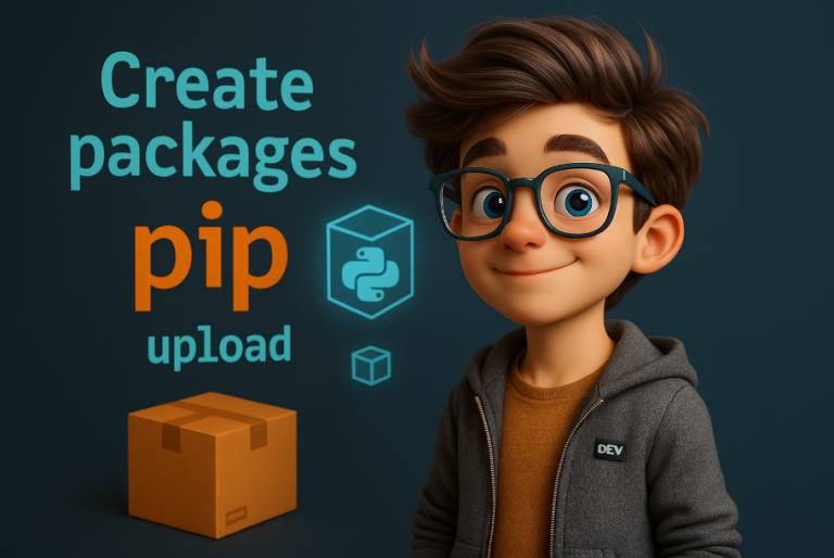 Titre : Créer des packages Python et les partager avec pip - Python4Games